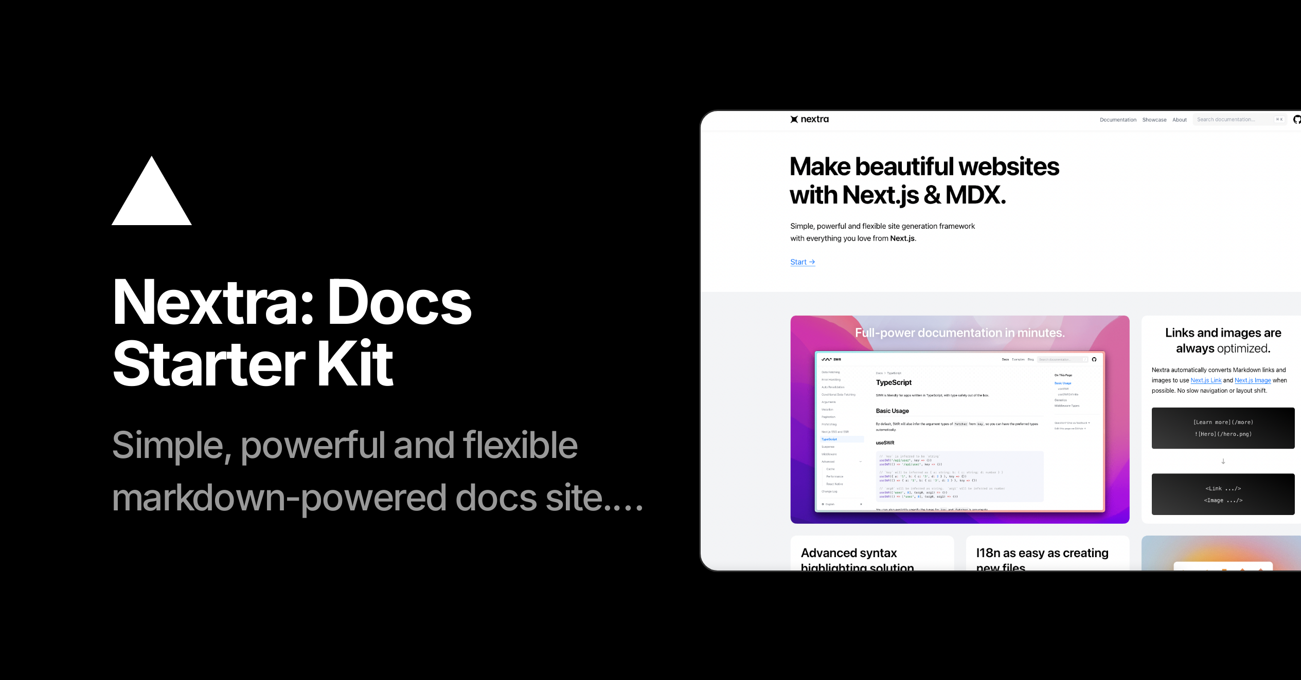 Nextra: Docs Starter Kit – Vercel